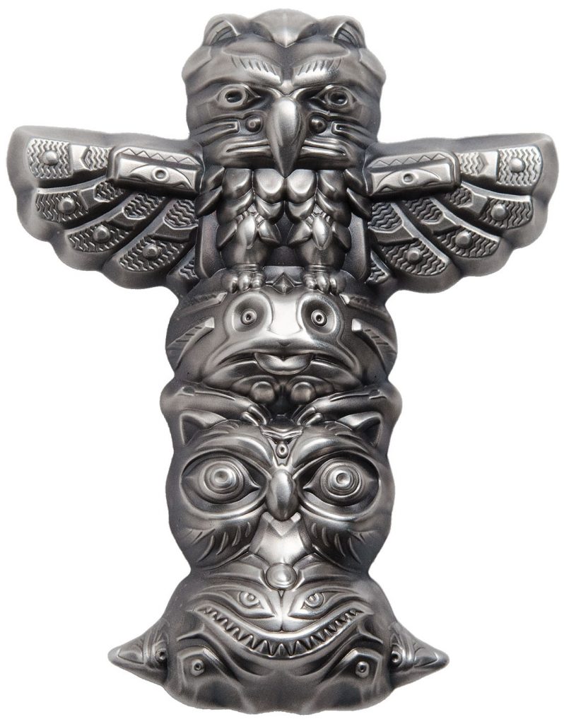 Palau - 2018 - 10 Dollars - Totem Pole shaped coin - NumisCollect