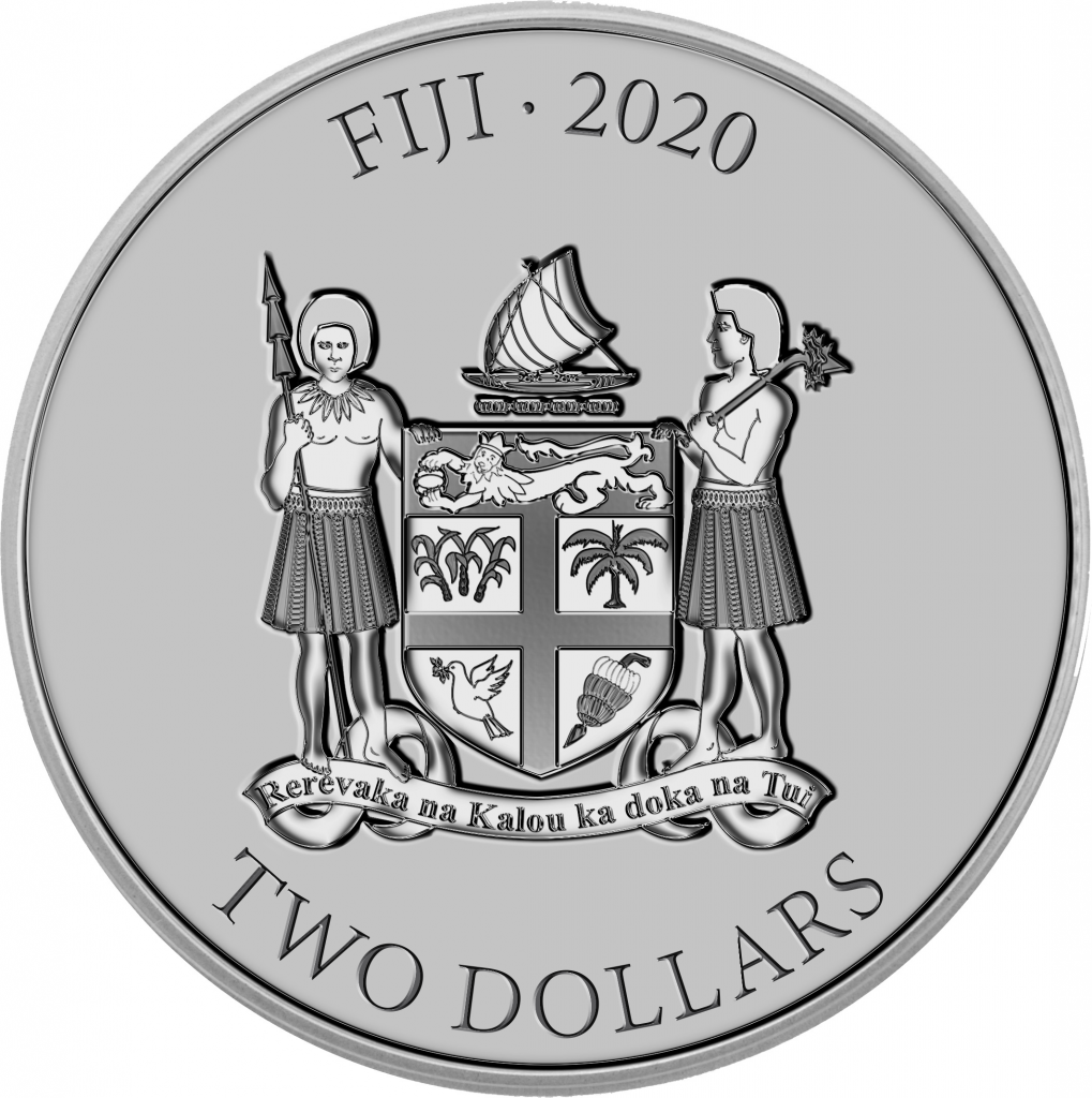 Fiji - 2020 - 2 Dollars - Five Blessings - NumisCollect