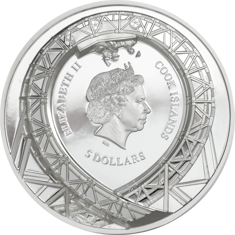 Cook Islands - 2021 - 5 Dollars - Loop the Loop - NumisCollect
