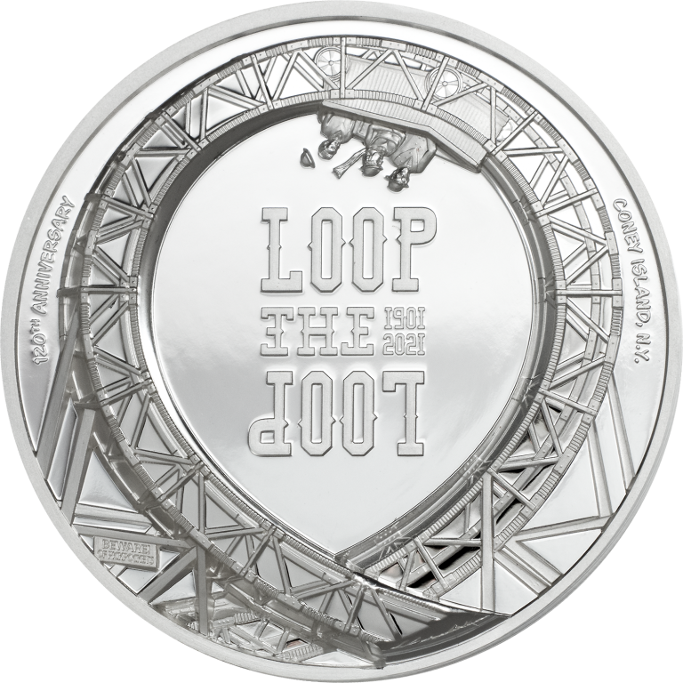 Cook Islands - 2021 - 5 Dollars - Loop the Loop - NumisCollect