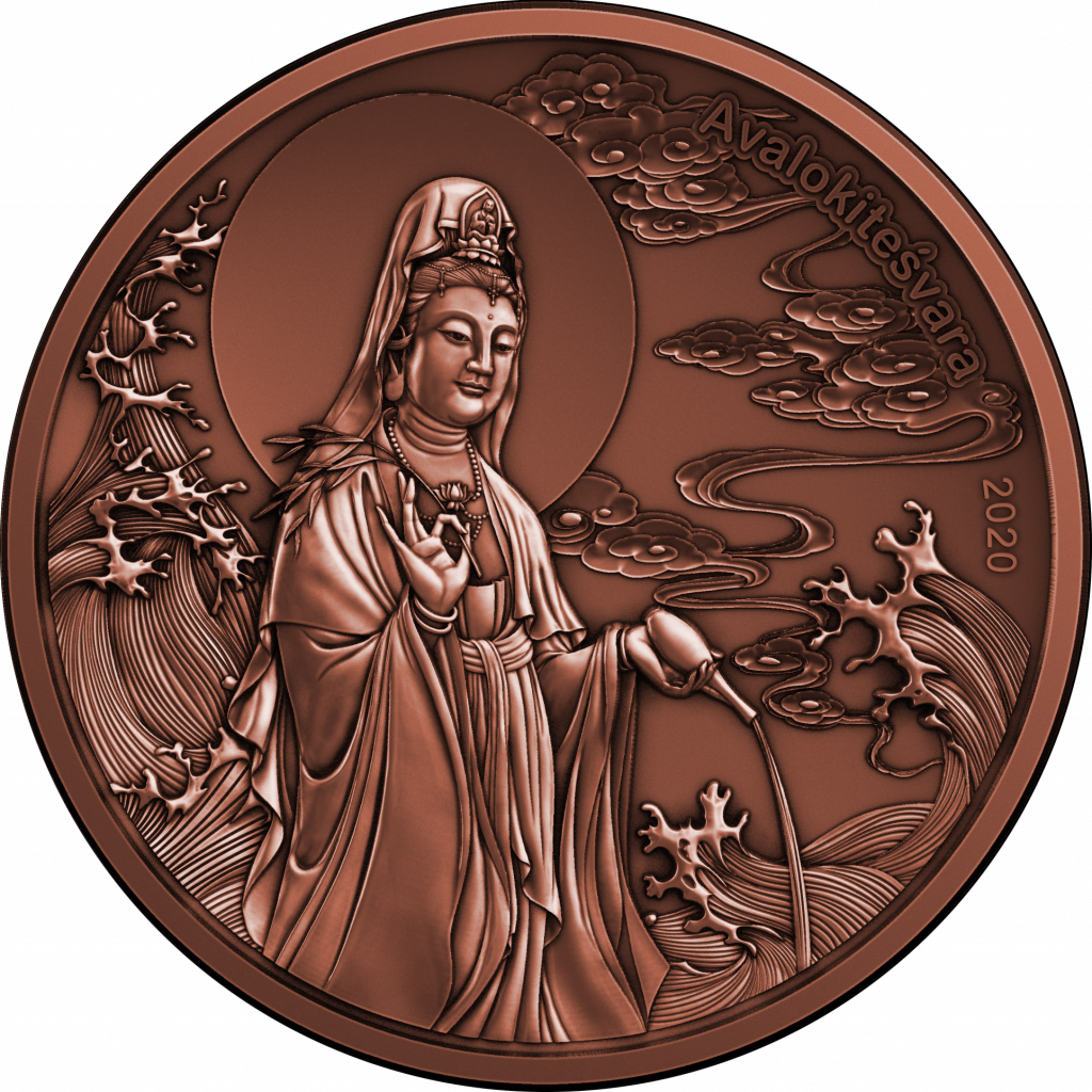 Samoa - 2020 - 1/2 Dollar - God Avalokitesvara (Copper) - NumisCollect