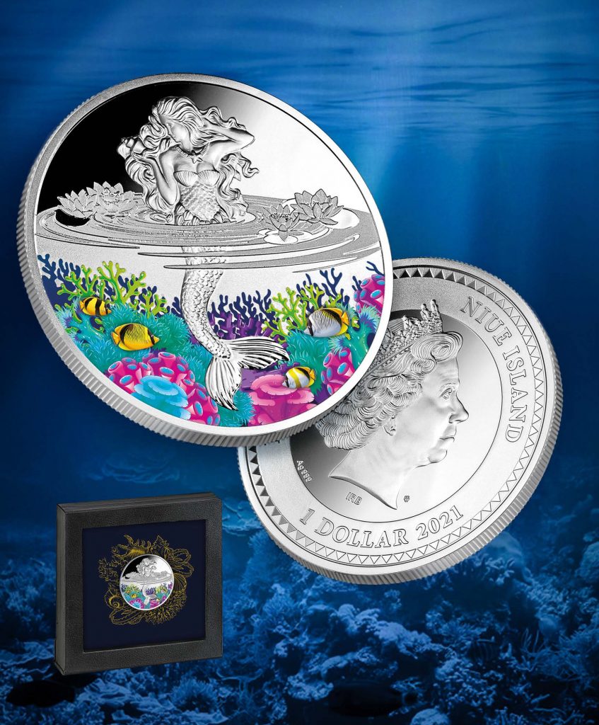 Niue - 2021 - 1 Dollar - Mermaid - NumisCollect