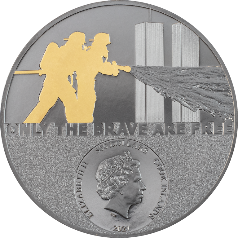 Cook Islands - 2021 - 500 Dollars - Firefighter Gold 5 oz - Real Heroes ...