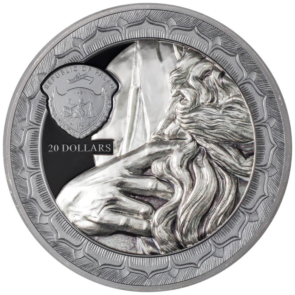 Palau - 2022 - 20 Dollars - Moses of Michelangelo - NumisCollect