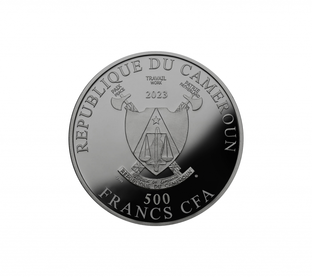 Cameroon - 2023 - 500 Francs - Year of the Rabbit RUTHENIUM - NumisCollect