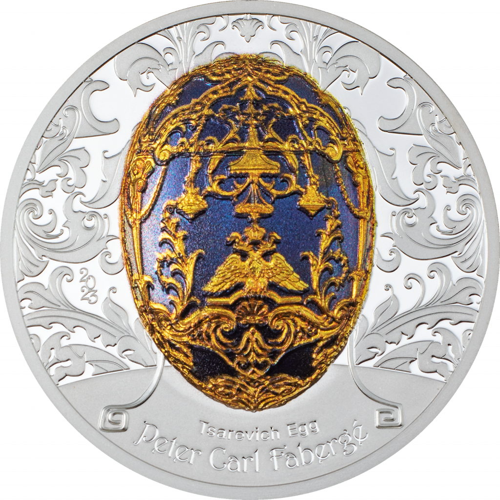 Mongolia - 2023 - 1000 Togrog - Peter Carl Fabergé Tsarevich Egg ...