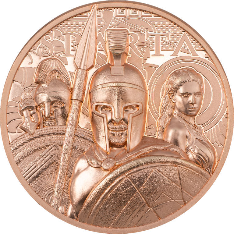 Cook Islands - 2023 - 1 Dollars - Sparta Warrior COPPER - NumisCollect