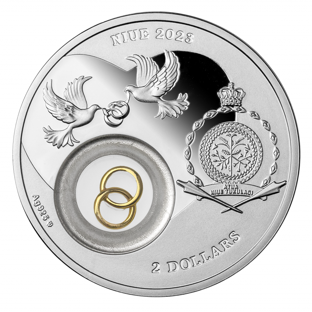 Niue - 2023 - 2 Dollars - Wedding Coin 2023 - NumisCollect