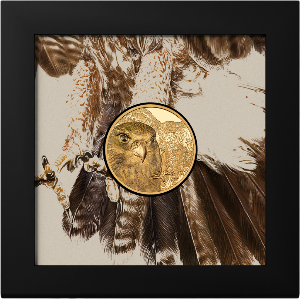 Mongolia - 2023 - 25000 Togrog - Mongolian Falcon 1oz GOLD - NumisCollect