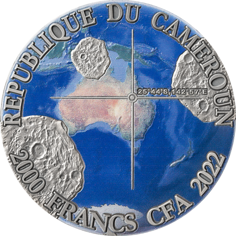 Cameroon - 2022 - 2000 Francs - Tenham Meteorite incl Pure Meteorite ...