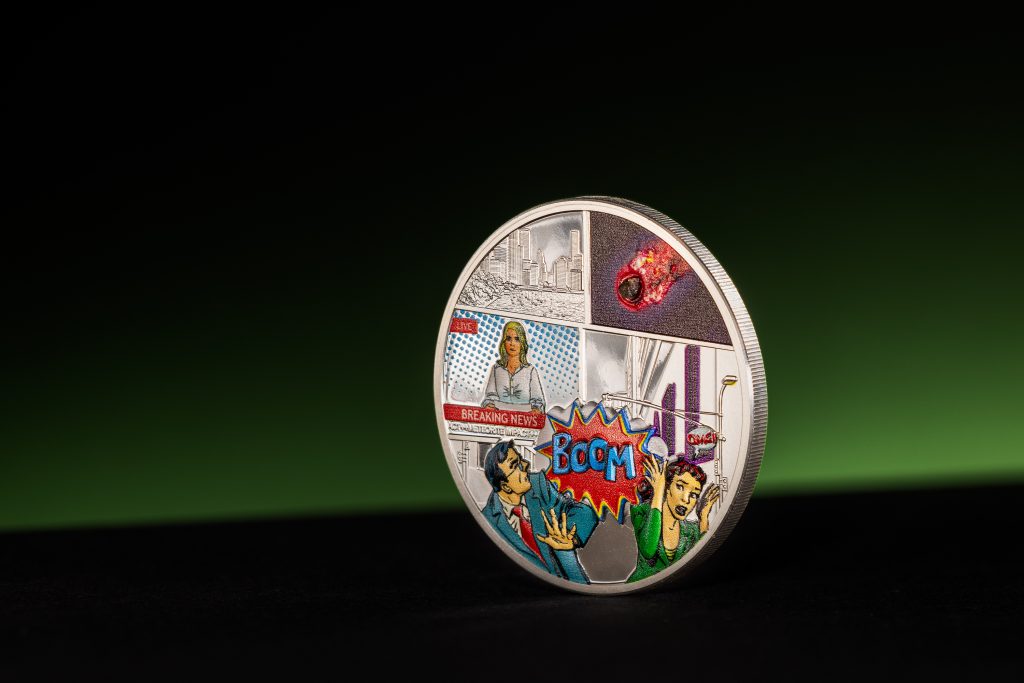 Cook Islands - 2023 - 5 Dollars - Tenham Meteorite - NumisCollect