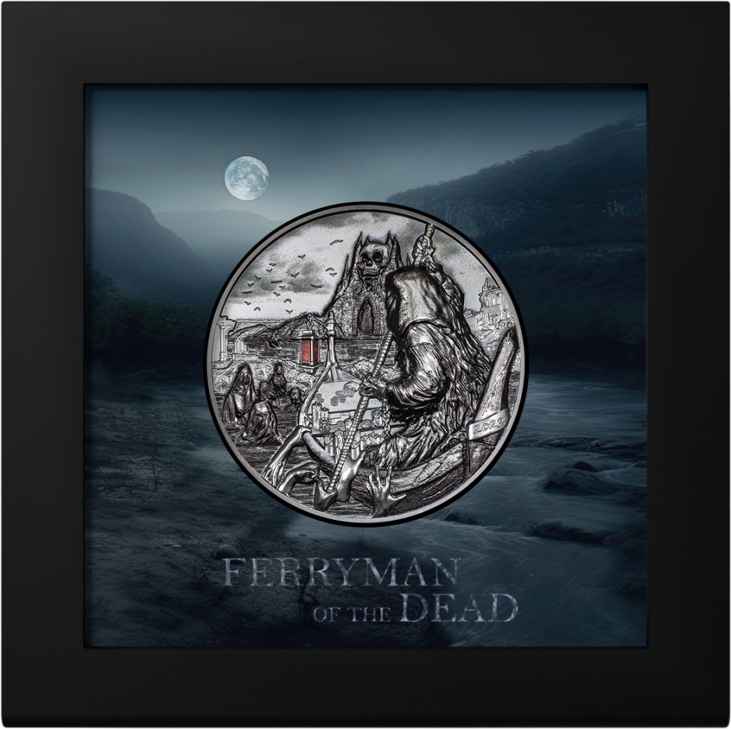 Palau - 2023 - 20 Dollars - Charon Ferryman of the Dead - NumisCollect