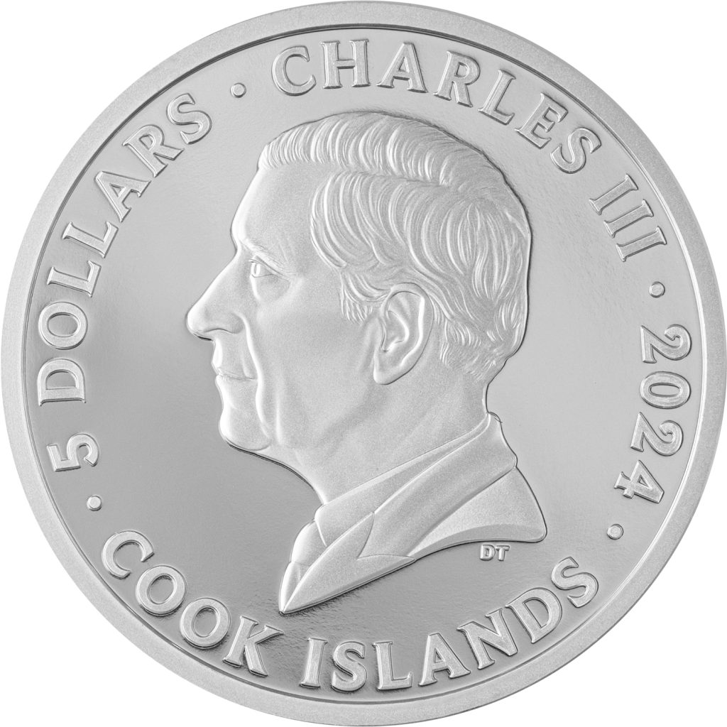 Cook Islands - 2024 - 5 Dollars - The Lion of Lucerne - NumisCollect