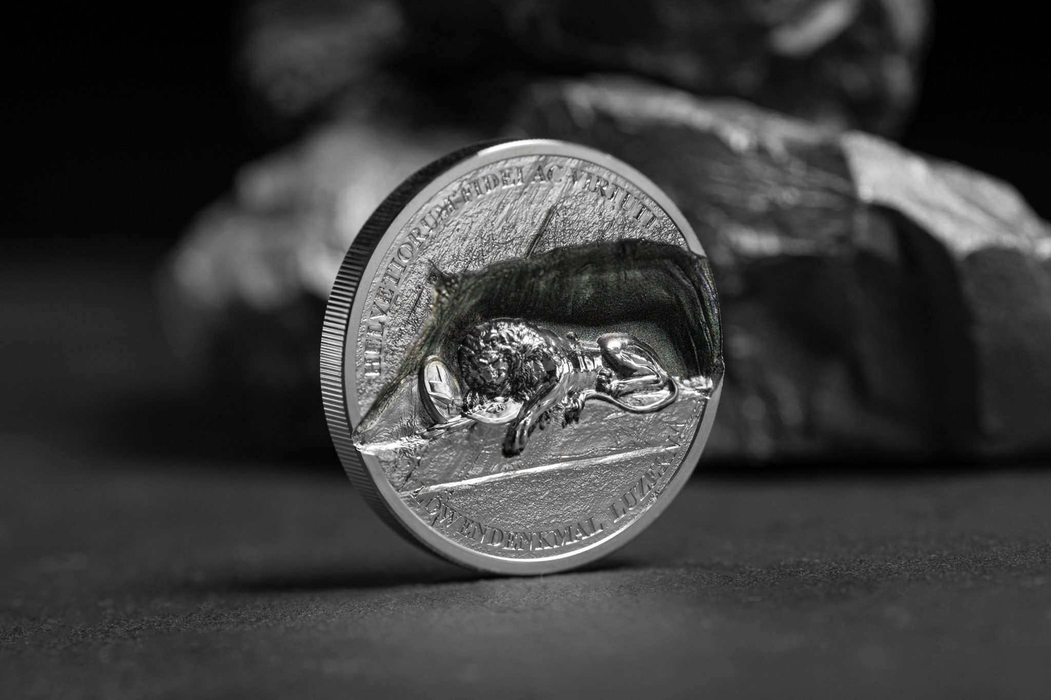 Cook Islands - 2024 - 5 Dollars - The Lion of Lucerne - NumisCollect