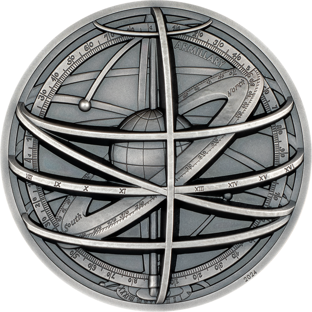 Cook Islands - 2024 - 10 Dollars - Armillary Sphere Historic ...