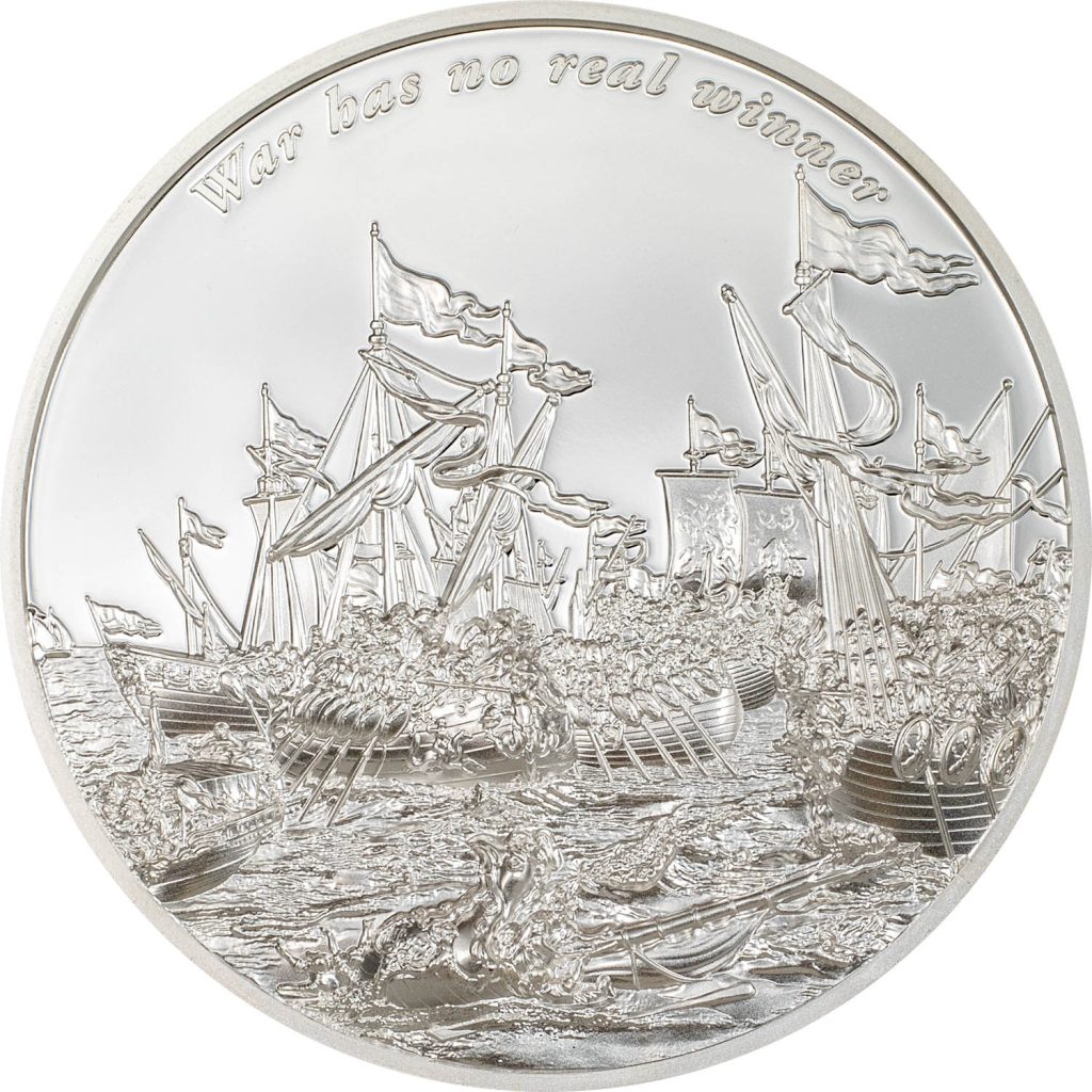 Gabon - 2023 - 1500 Francs - Warfare: War Has No Real Winner / Time ...