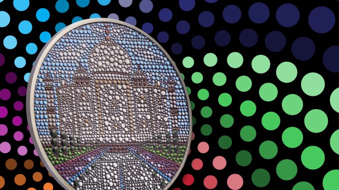 Palau - 2024 - 20 Dollars - Taj Mahal / Dot Art series - NumisCollect