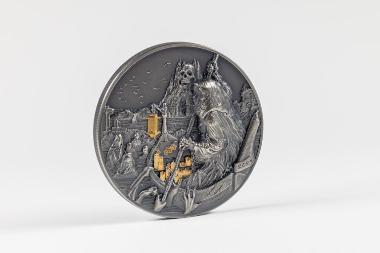 Palau - 2023 - 20 Dollars - Charon Ferryman of the Dead GILDED SPECIAL ...