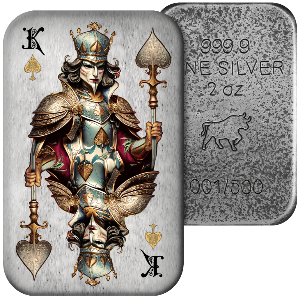 Cast Bar - 2024 - Poker Cards series - KING OF SPADES - NumisCollect