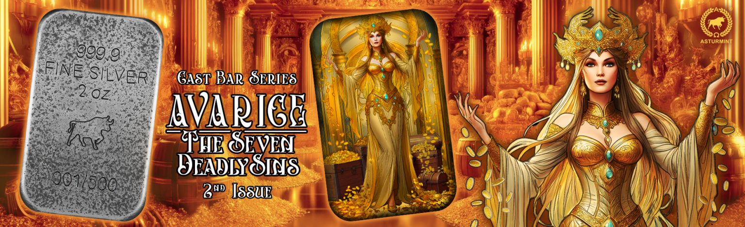 Cast Bar - 2024 - Seven Deadly Sins series - AVARICE - NumisCollect