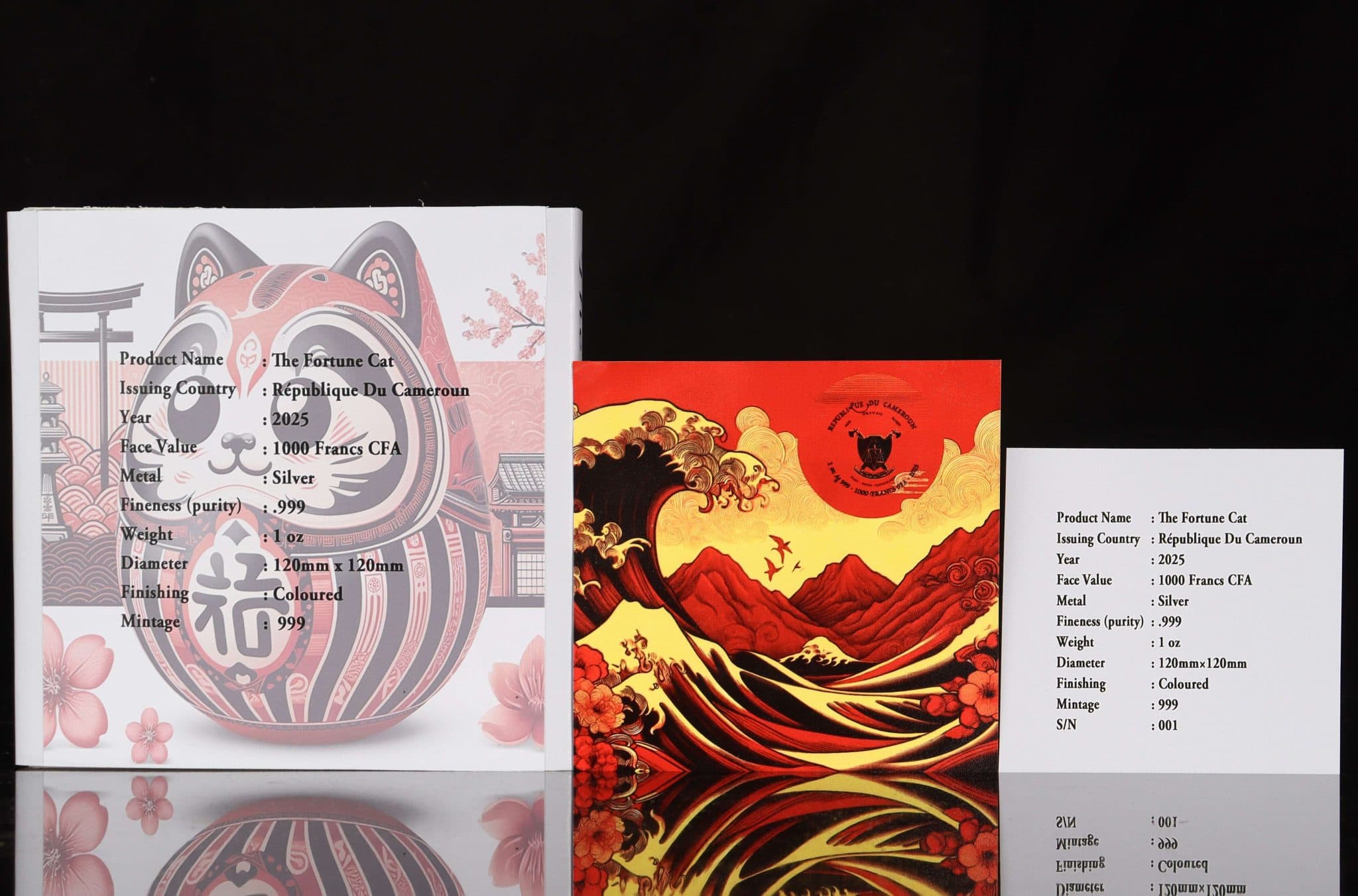 Cameroon - 2025 - 1000 Francs - Lucky Fortune Cat - NumisCollect