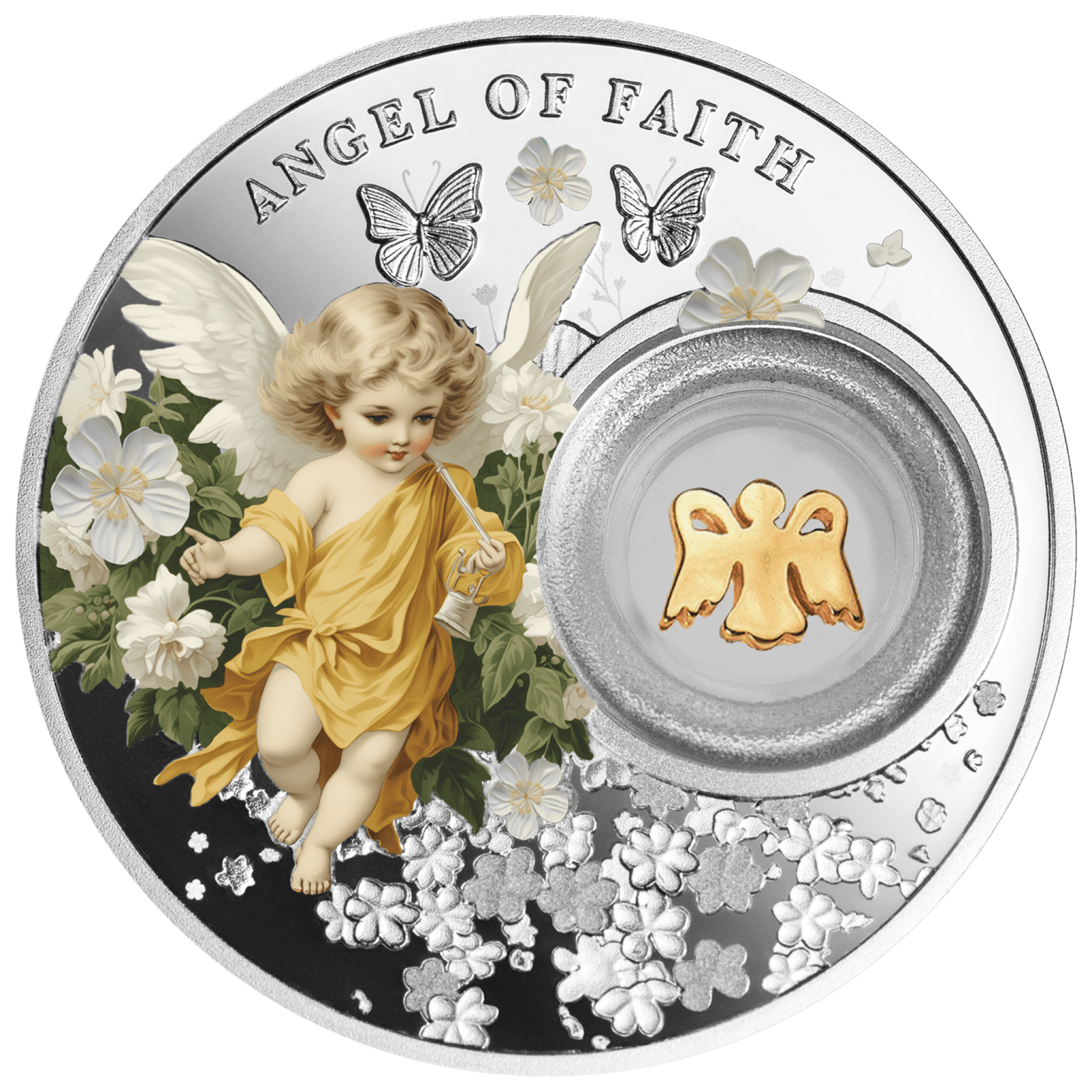 Niue - 2024 - 1 Dollars - Angel of Faith lucky charm - NumisCollect