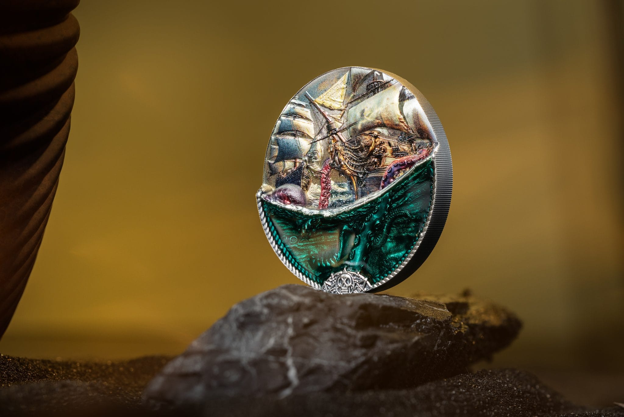 Palau - 2025 - 20 Dollars - Sea Monster (Underwater Fantasy series ...