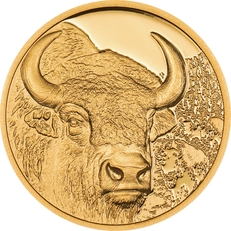 Mongolia - 2025 - 1000 Togrog - Mongolian Bison 1/10oz GOLD (Wild ...