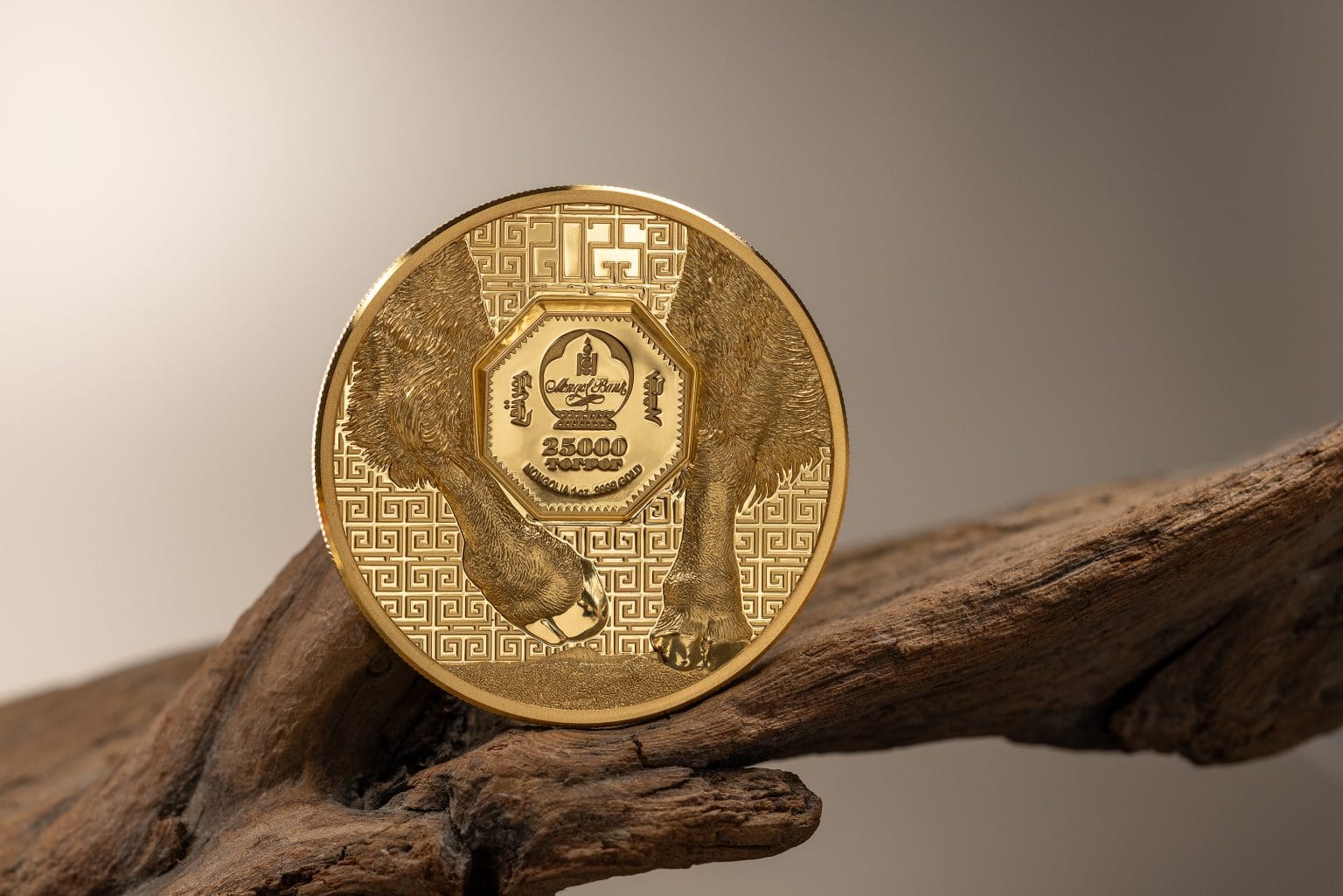 Mongolia - 2025 - 25000 Togrog - Mongolian Bison 1oz GOLD (Wild ...