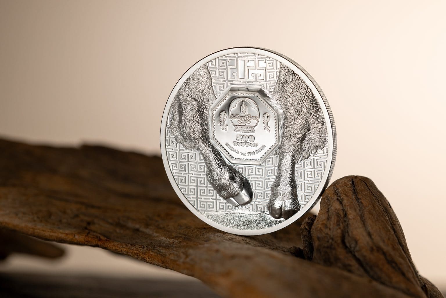 Mongolia - 2025 - 500 Togrog - Mongolian Bison 1oz SILVER (Wild ...