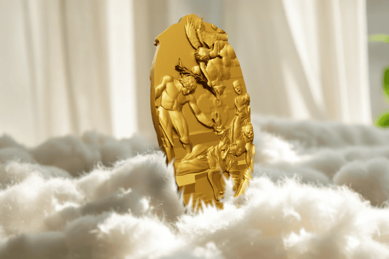 Cameroon - 2025 - 2000 Francs - Saint Matthew 12 Apostle Series GILDED ...