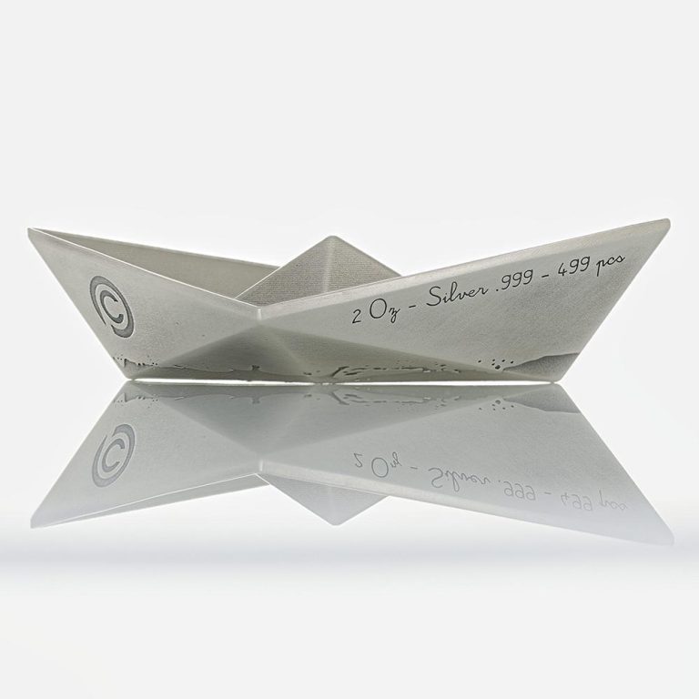 Niue - 2025 - 2 Dollars - Paper Boat (Folded Dreams series) 2oz silver ...